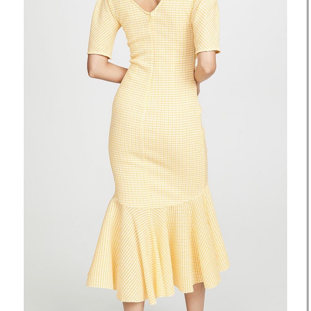 Staud Panier Dress - Yellow Gingham - Gem